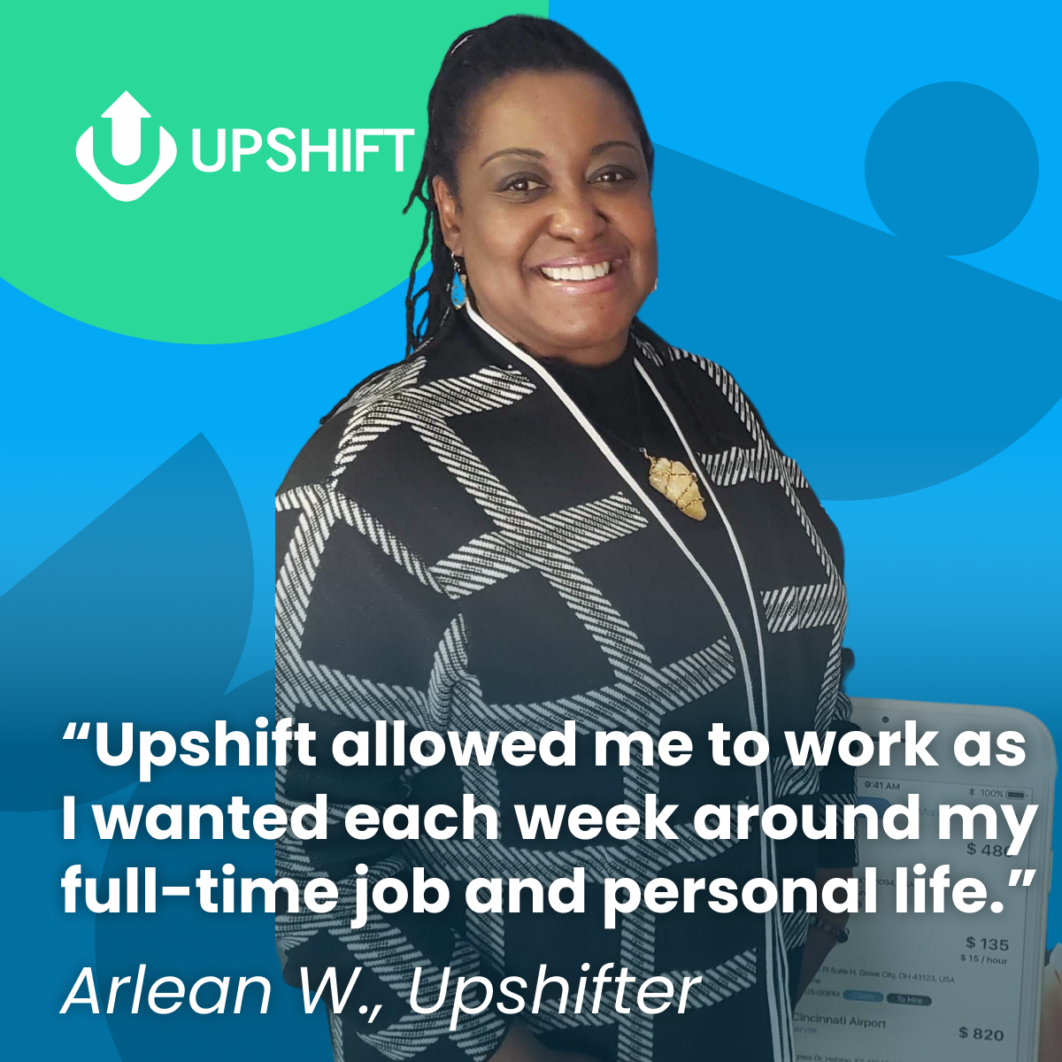 Dallas Upshifter of the Week: Arlean W. - Upshift