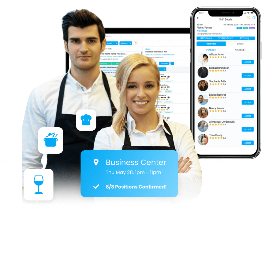 Banquet Staff Hire | Hire Staff for Banquet – Upshift